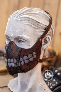 Zombie Leather Face Mask – Outcast Props